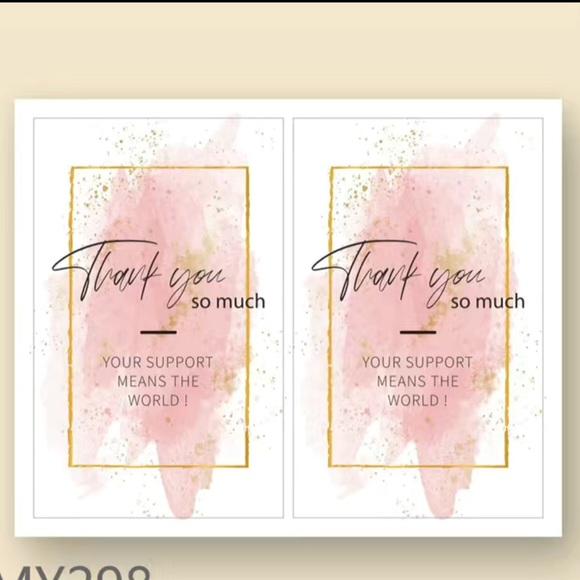 Office | 5ct Rectangle Thank You So Much Your Support Means The World ...
